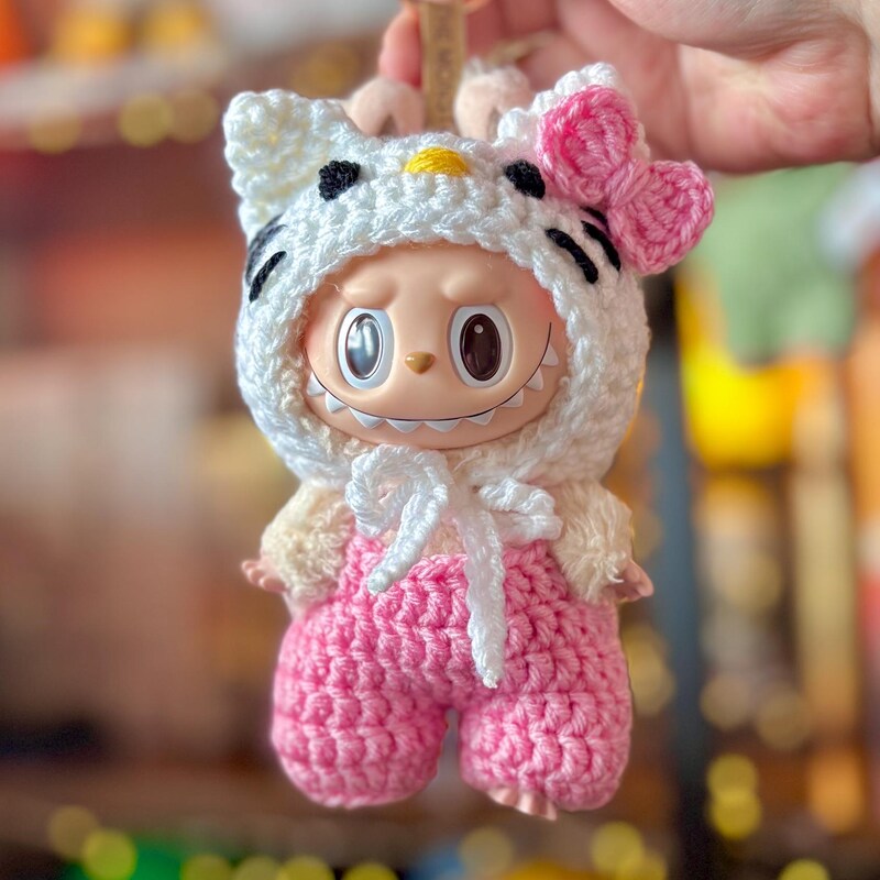 Helllo Kitty Labubu - Etsy