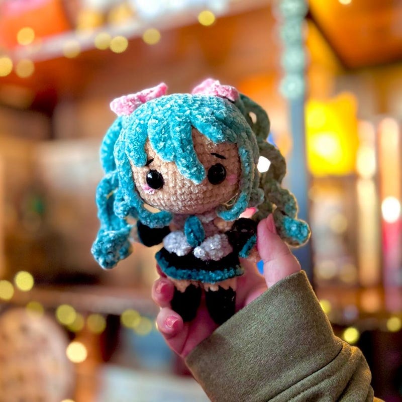 Hatsune Miku Plush Doll - Etsy
