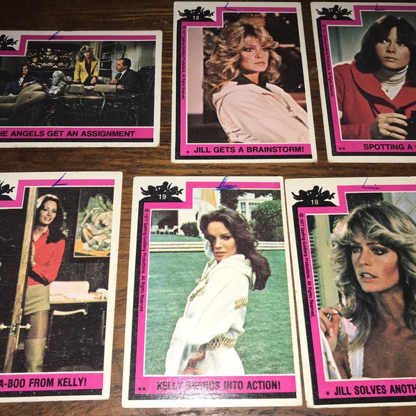 Charlie Angels Trading Cards - Etsy