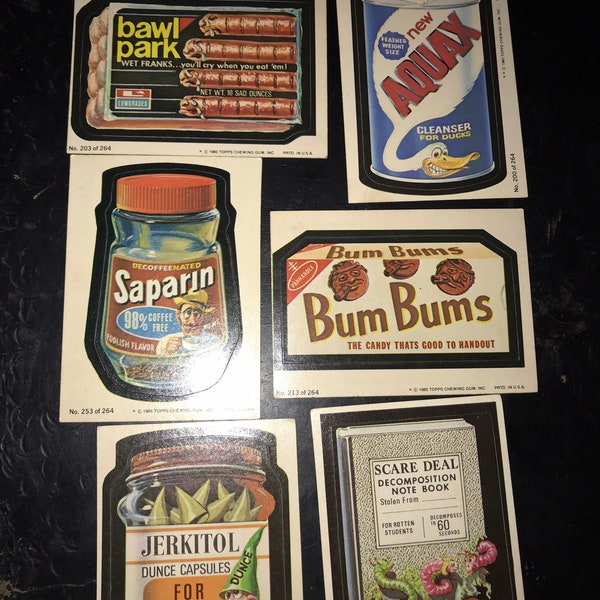Wacky Packages - Etsy