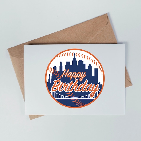 Birthday Card Mets - Etsy