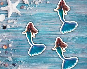 Little Mermaid Clear Sticker Ariel Disney Princess Sticker - Etsy