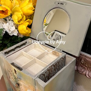 Jewelry Armoire. Dreamy Sunset Jewelry Box. Whimsical Goddess Jewelry ...