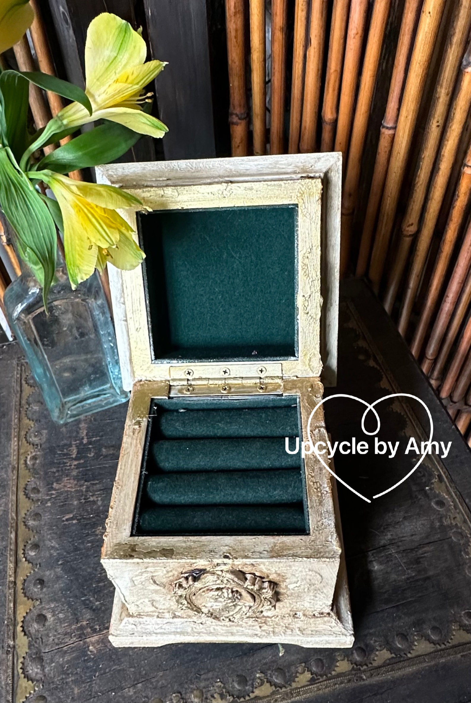 French Cameo Jewelry Box: Victorian Style Cream Keepsake - Etsy