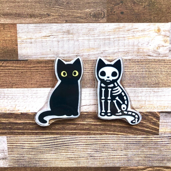 Skeleton Cat - Etsy