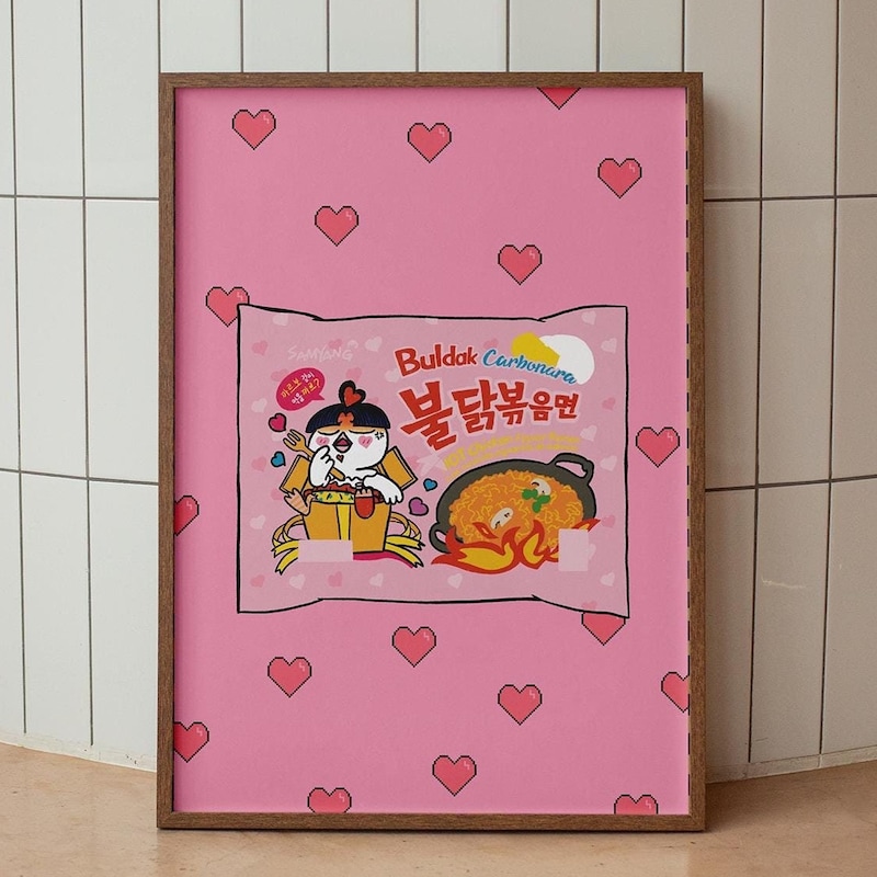 Buldak Noodles Art - Etsy