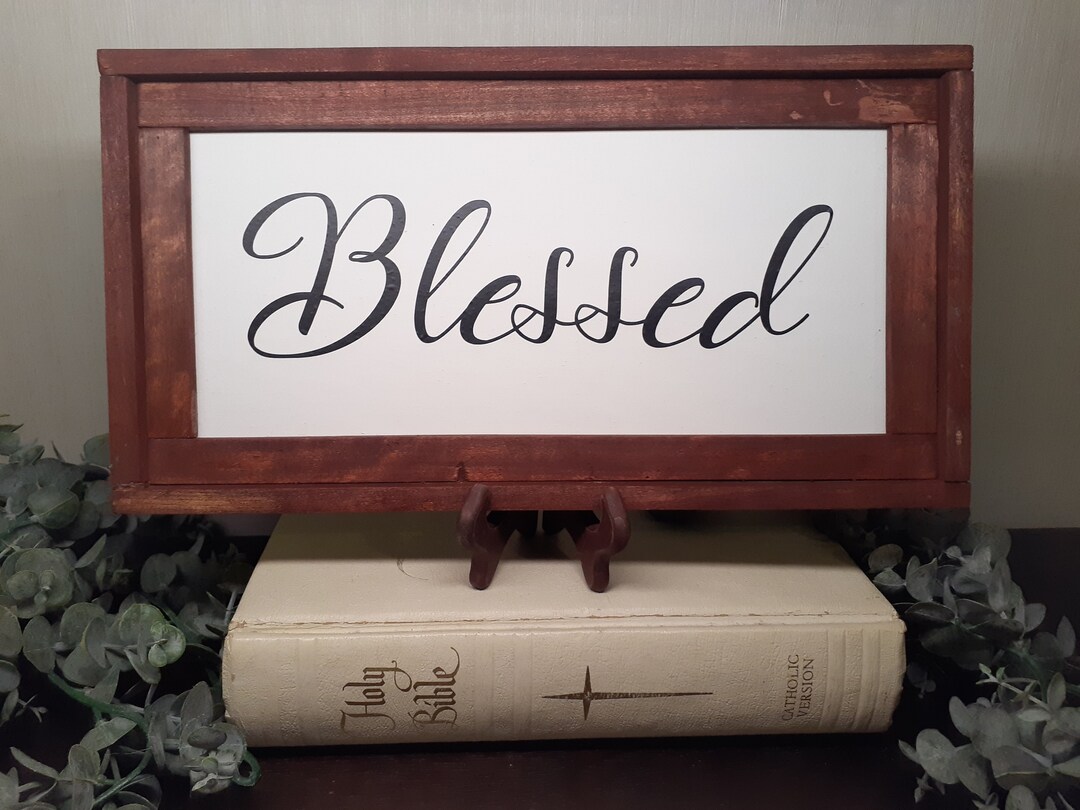 Blessed Wall Art Farmhouse Wall Decor - Etsy