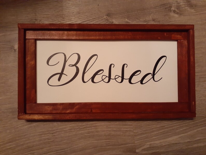 Blessed Wall Art Farmhouse Wall Decor - Etsy