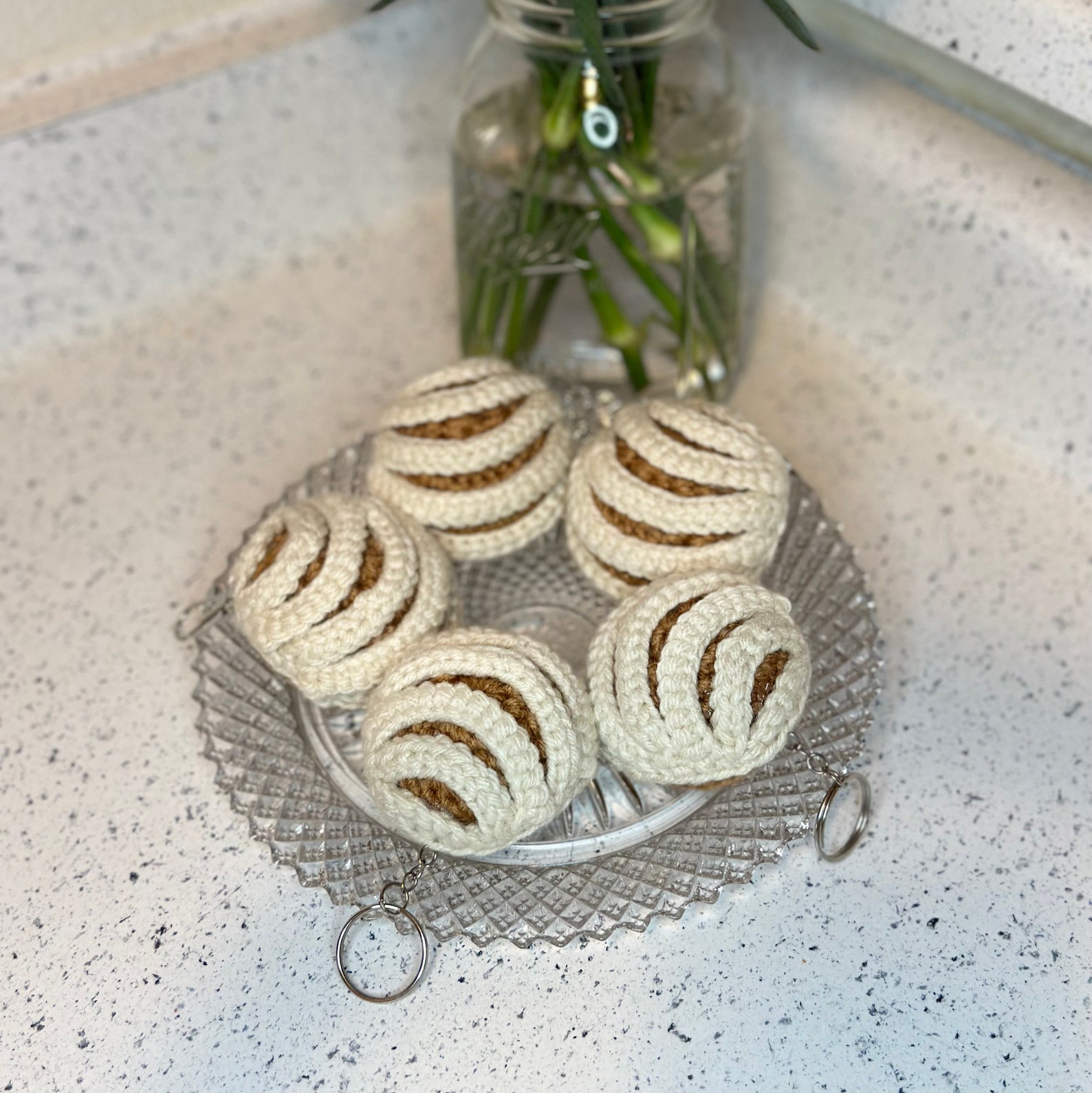 Crochet Concha Keychains - Etsy