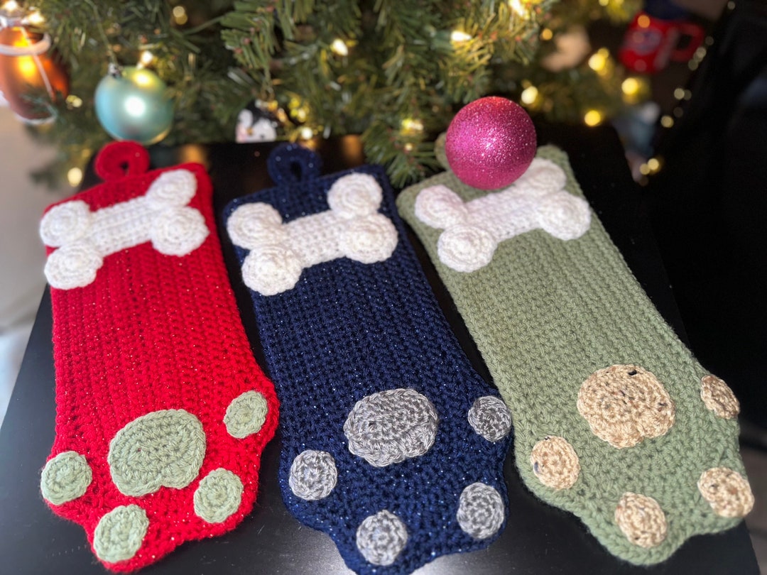 Santa Paws Dog Christmas Stocking - Etsy