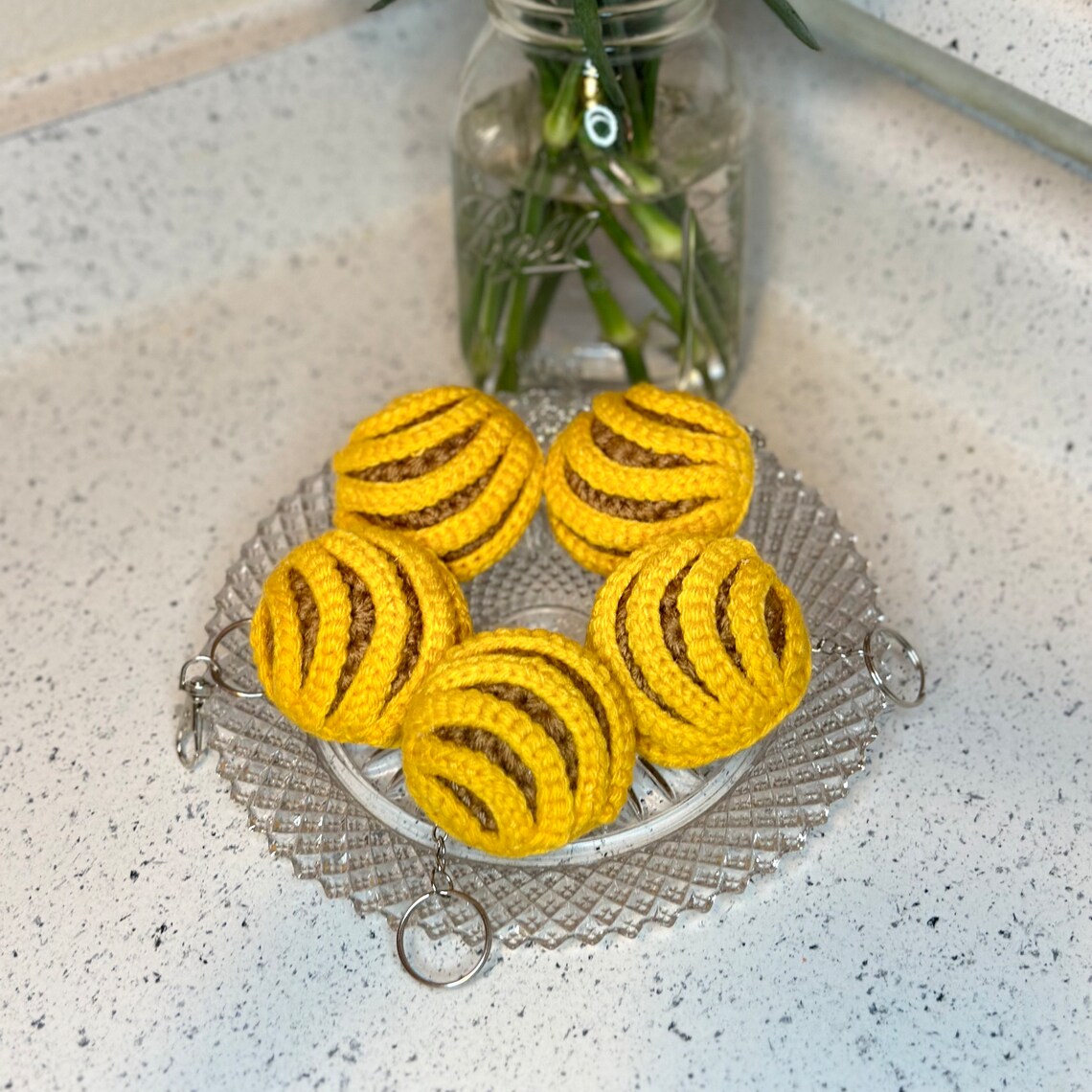 Crochet Concha Keychains - Etsy