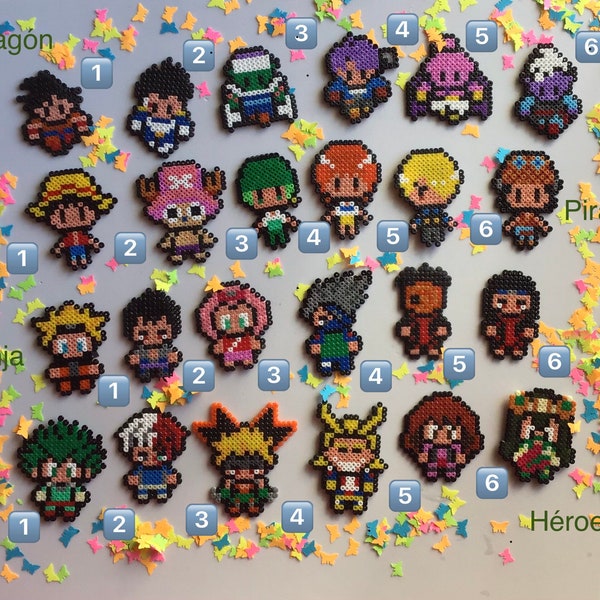 Anime Hama Beads - Etsy