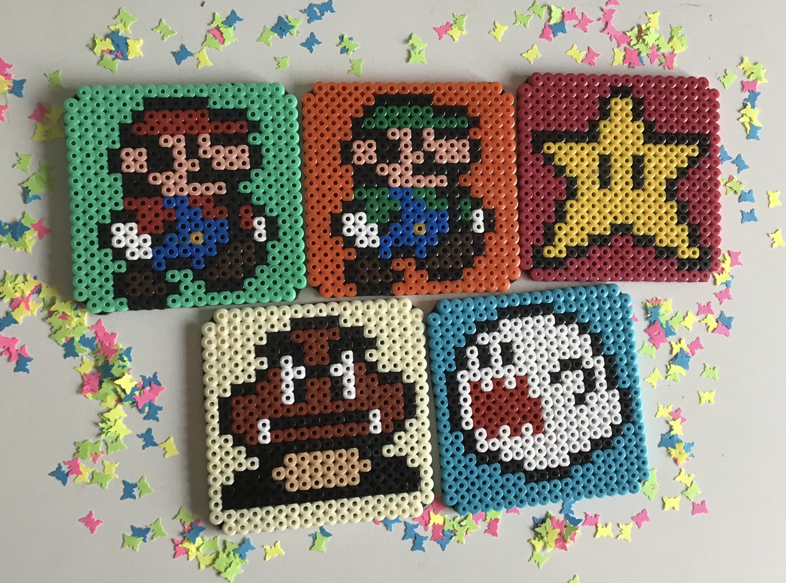 Mario Bros Coasters - Etsy