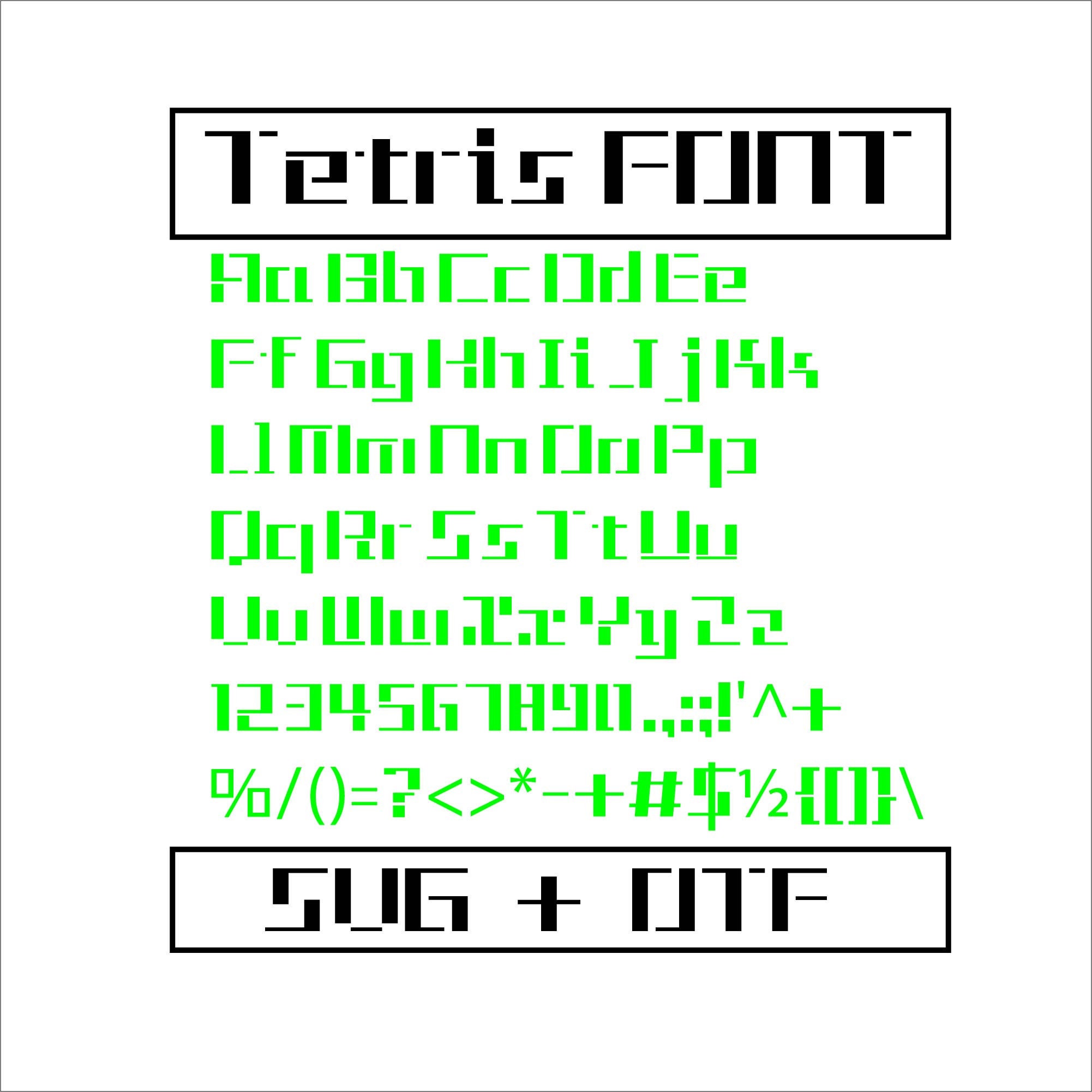 Tetris Font Svg Tetris Alphabet Tetris Otf Tetris Split | Etsy Tetris Font Svg Tetris Alphabet Tetris Otf Tetris Split | Etsy