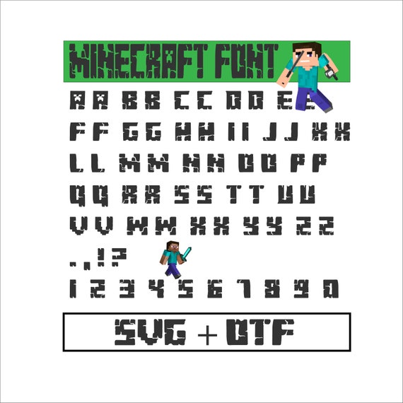 Minecraft Font Svg Minecraft Svg Minecraft Alphabet Minecraft Letters ... Minecraft Font Svg Minecraft Svg Minecraft Alphabet Minecraft Letters ...