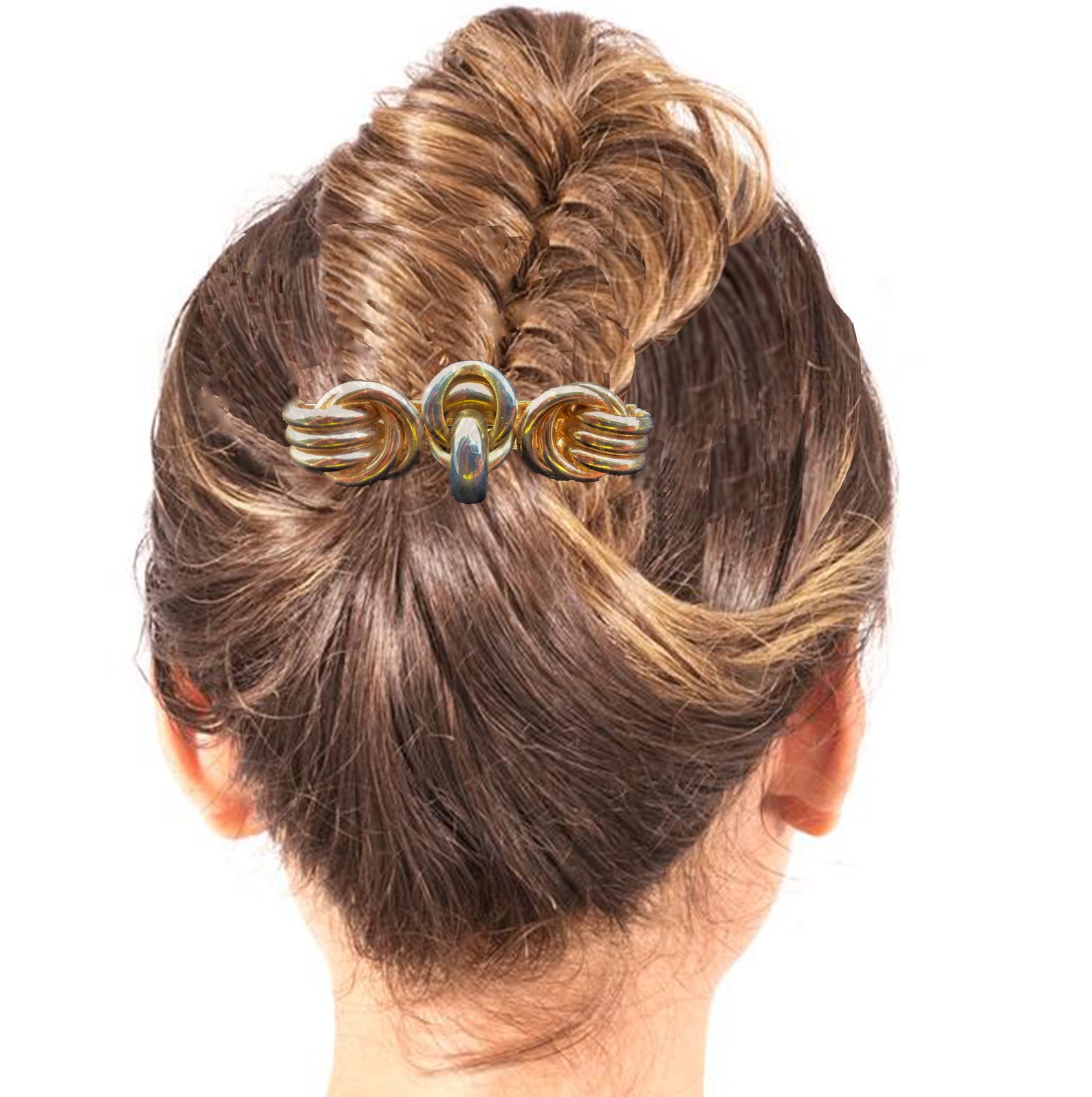 Art Deco Gold French Barrette, Vintage, Retro, - Etsy