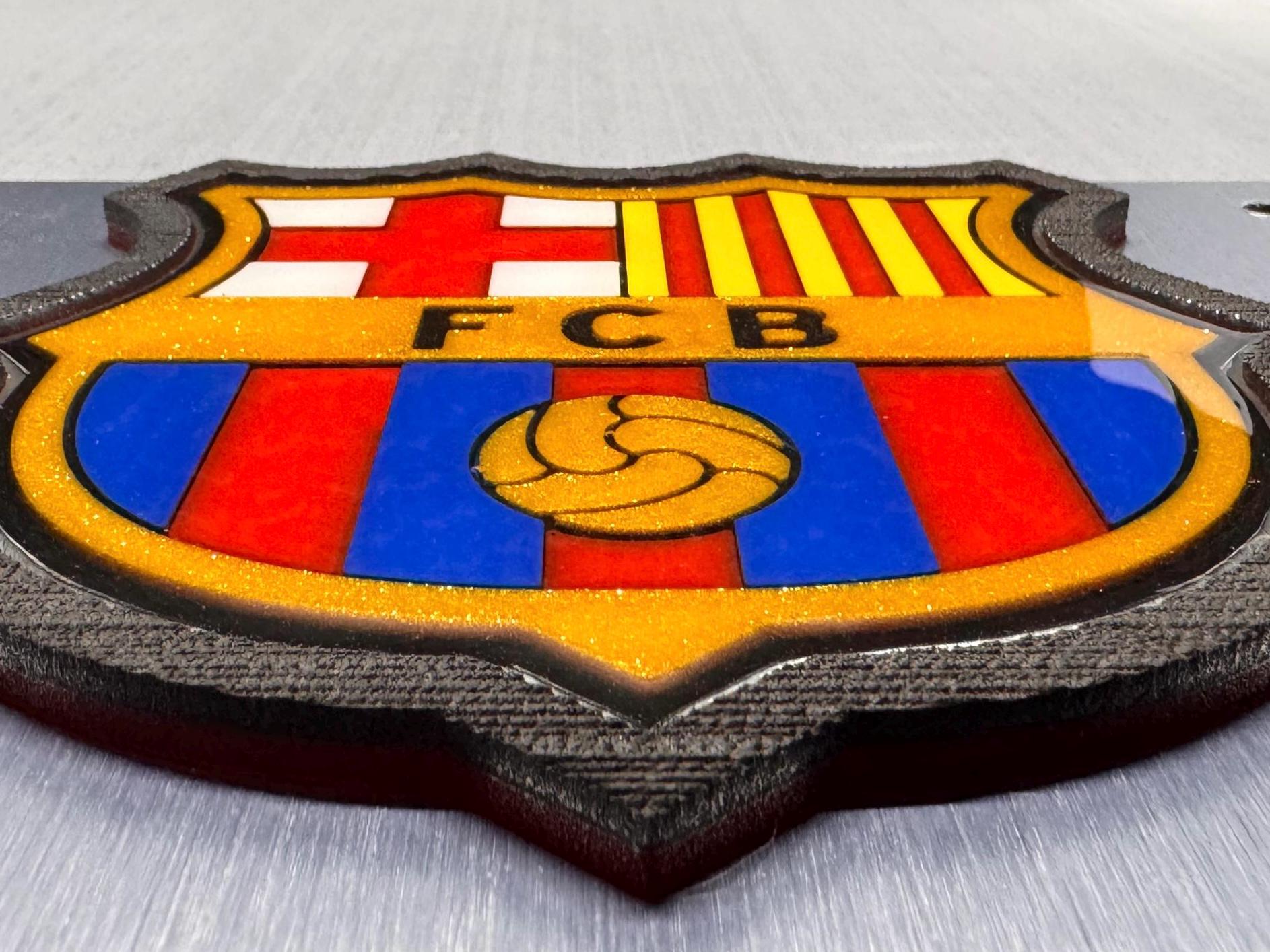 Barça FC Barcelona 3D Vanity License Plate Car Tag Soccer Fan Fanatico ...