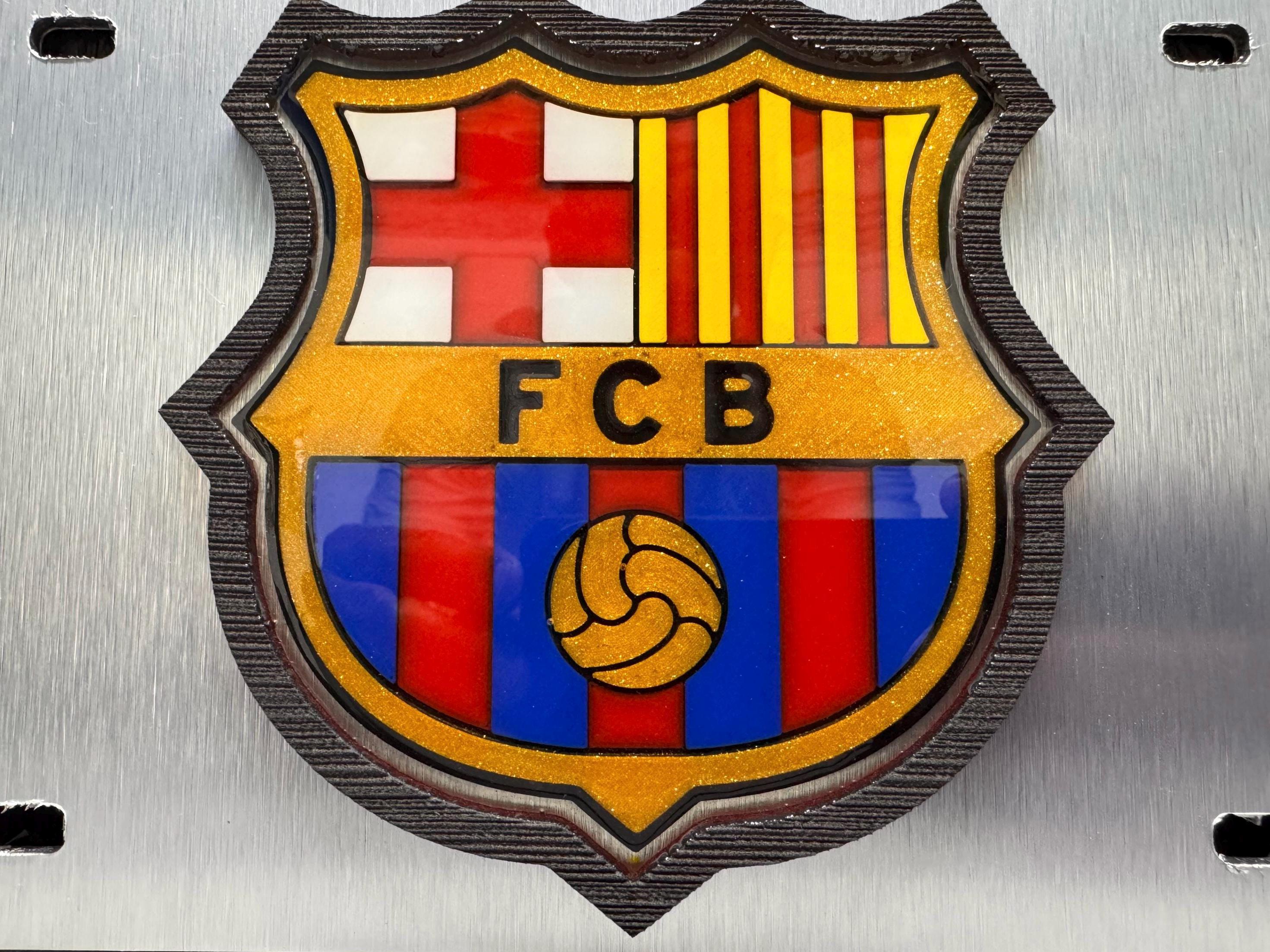 Barça FC Barcelona 3D Vanity License Plate Car Tag Soccer Fan Fanatico ...