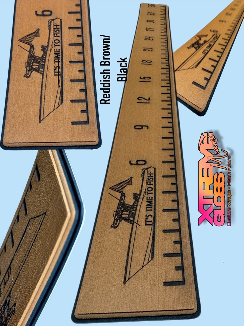 Adhesive Fish Ruler: Marine EVA Foam, Boats & Kayaks (24/36 Inch ...