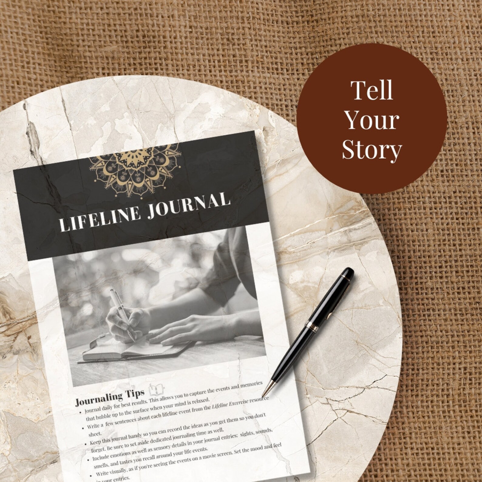 Elegant Lifeline Exercise Journal to Organize Your Personal History ...