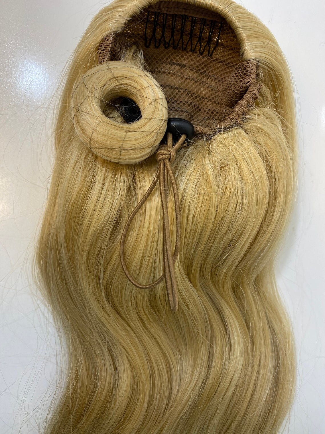 Drawstring Ponytail bundle Wrap LIGHT HONEY BLONDE vanilla | Etsy