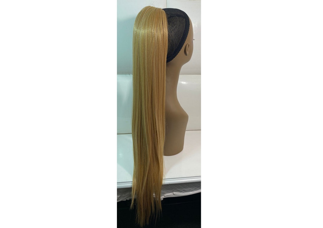 Drawstring Ponytail (bundle Wrap) GOLD STRAWBERRY BLONDE Highlights ...
