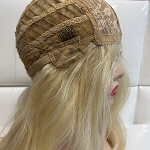 LIGHT BLONDE Lace Front Wig - Messy Waves Wavy Fairycore * Alternative ...