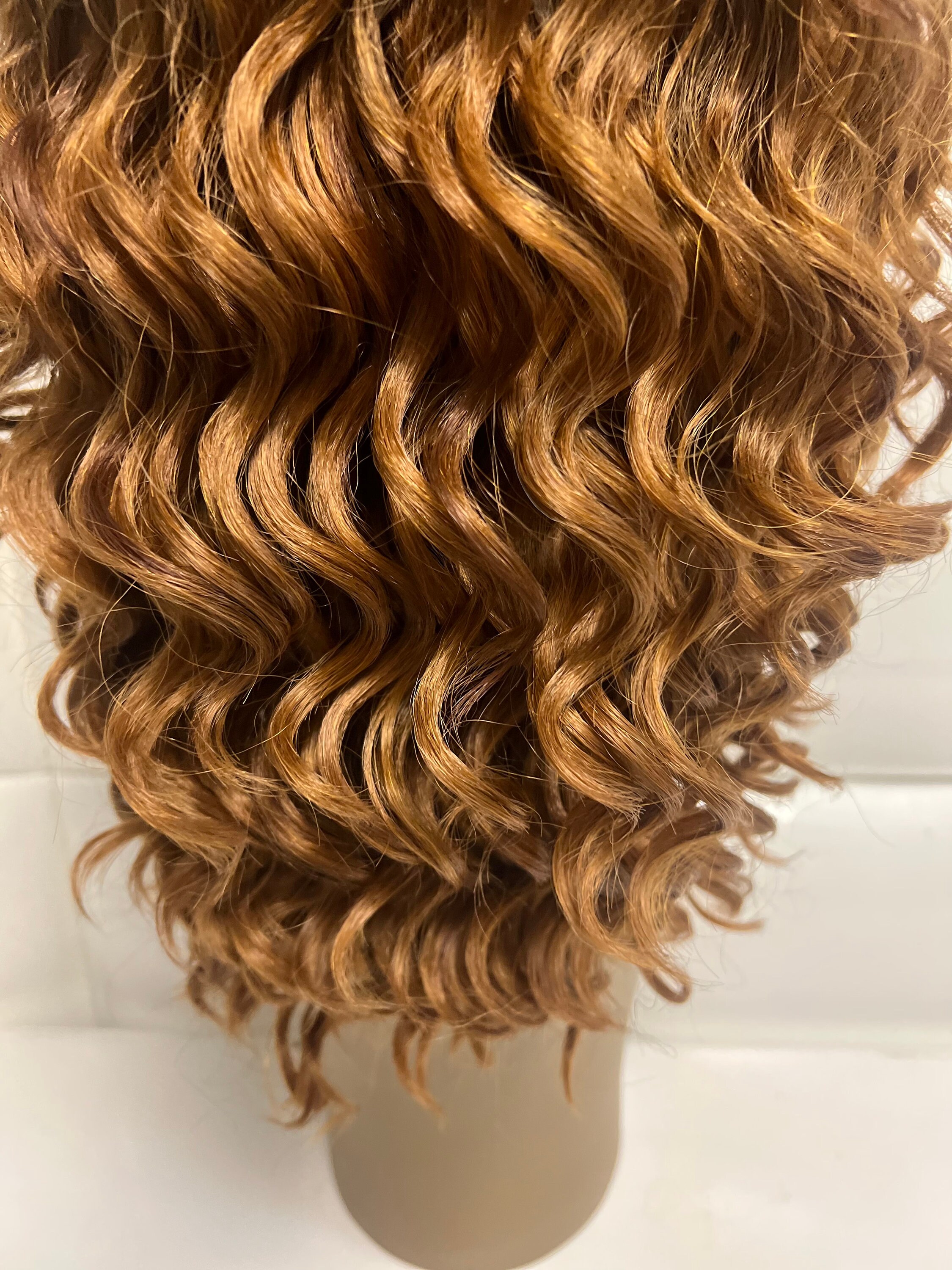 GOLDEN CHESTNUT BROWN Lace Front Wig Black Roots Medium - Etsy