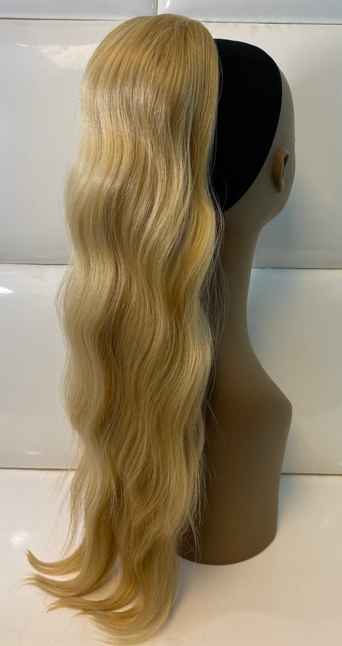 Drawstring Ponytail bundle Wrap LIGHT HONEY BLONDE vanilla | Etsy