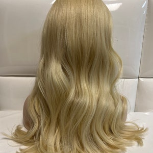 LIGHT BLONDE Lace Front Wig - Messy Waves Wavy Fairycore * Alternative ...
