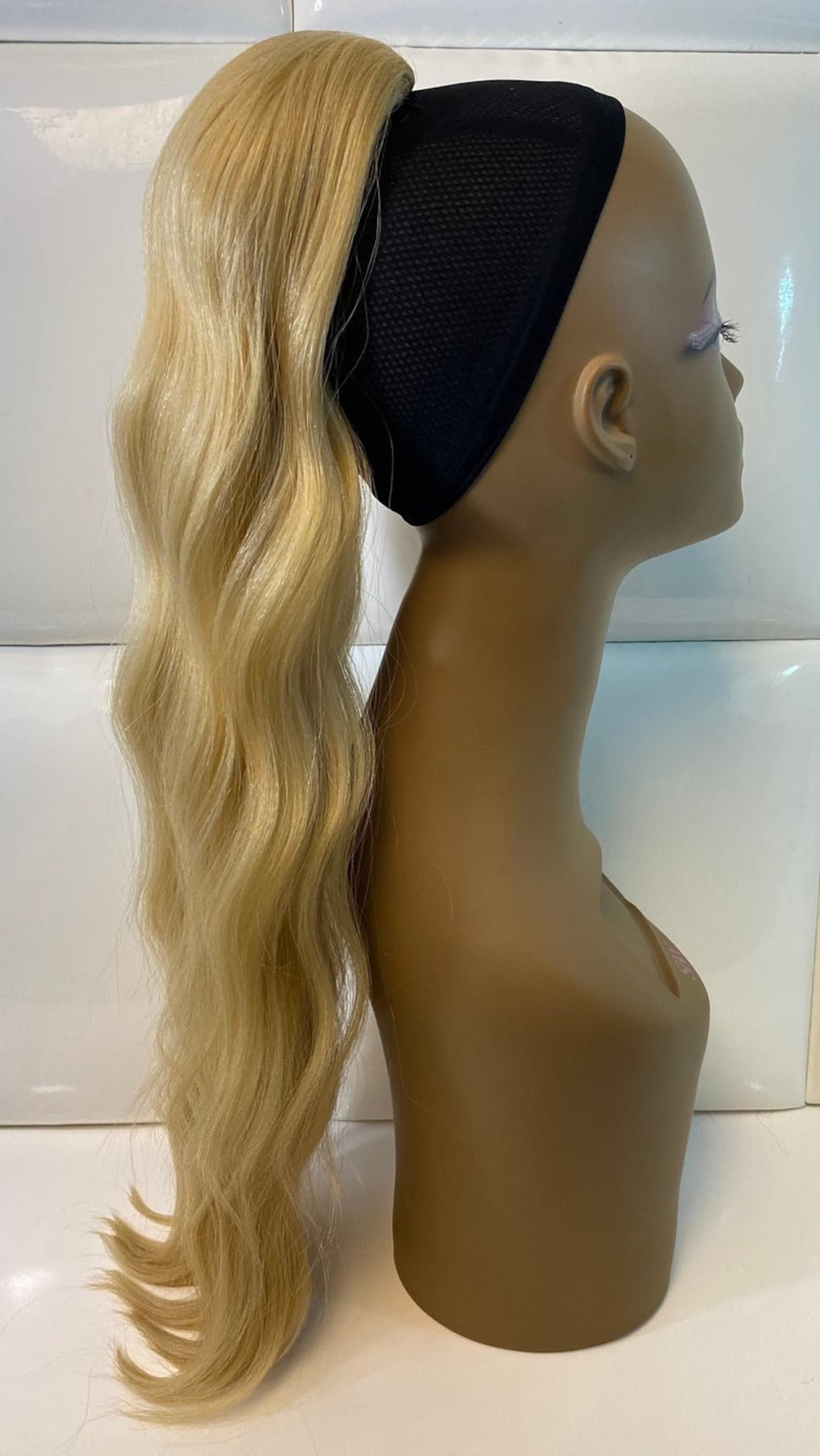 Drawstring Ponytail bundle Wrap LIGHT HONEY BLONDE vanilla | Etsy