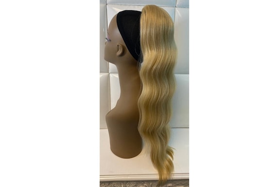 Drawstring Ponytail bundle Wrap LIGHT HONEY BLONDE vanilla | Etsy
