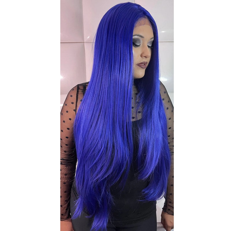 Blue Lace Front Wig - Etsy