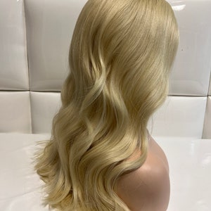 LIGHT BLONDE Lace Front Wig - Messy Waves Wavy Fairycore * Alternative ...