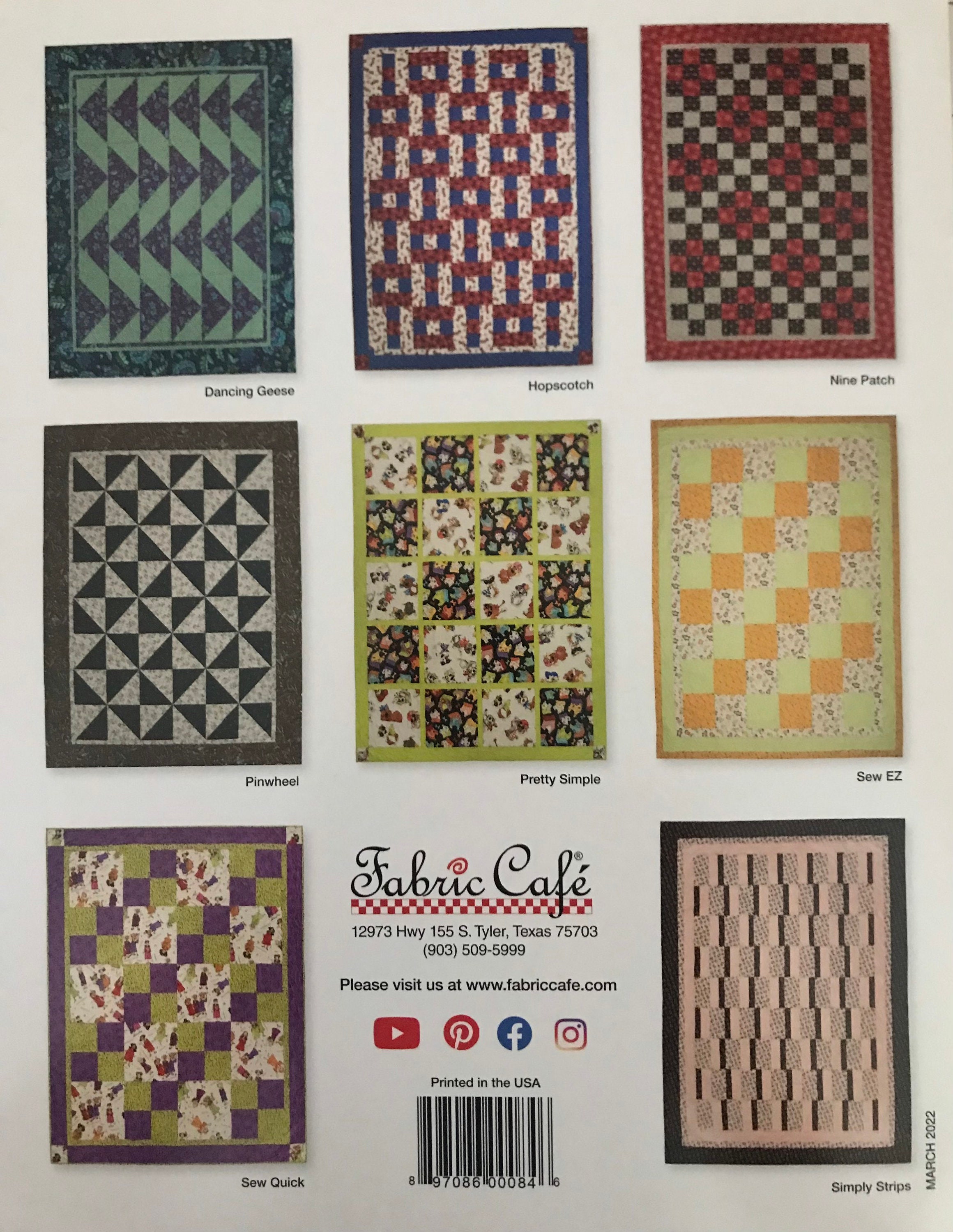 Fabric Cafe Quilts 3 Yard Quilt Favorites Book - 3 Yard Quilts - Etsy
