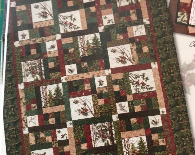 Holly Taylor Winter's Song Quilt Kit-northern Cardinal Pattern & Book ...