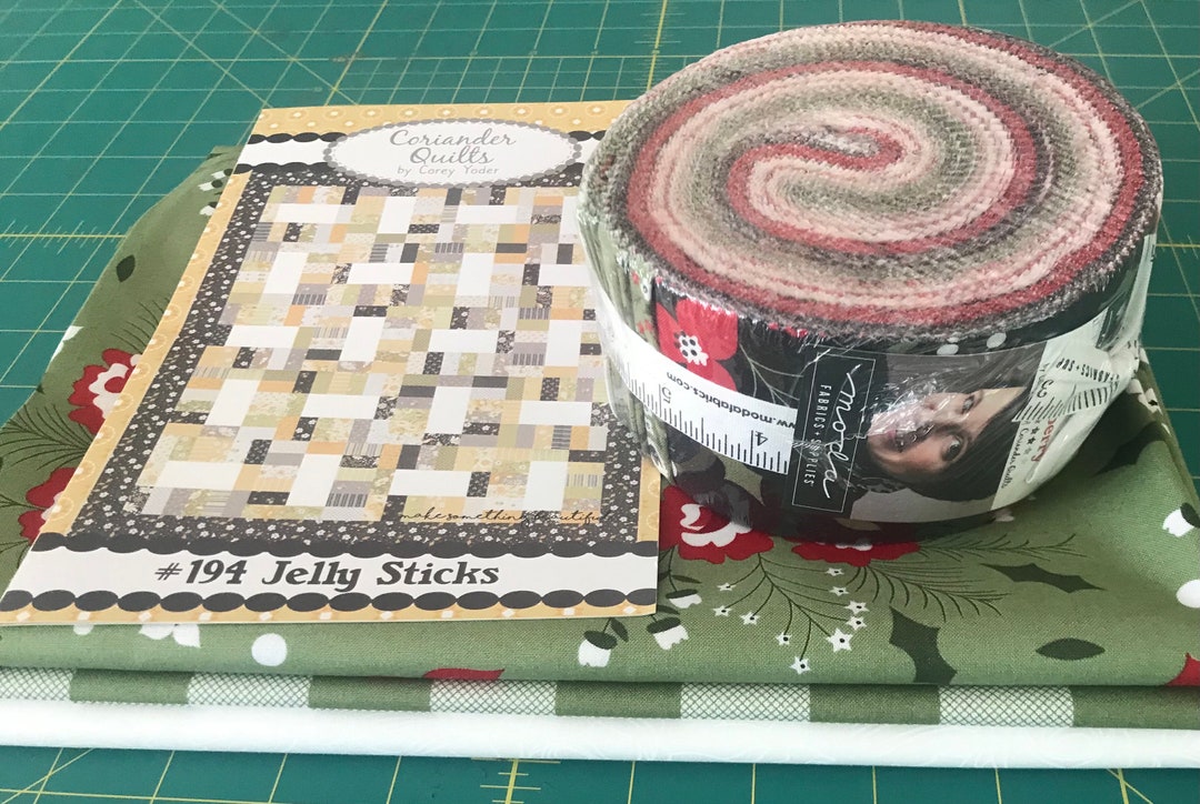 Starberry Quilt Kit by Corey Yoder- (green Floral Border) - 56” X 68 ...