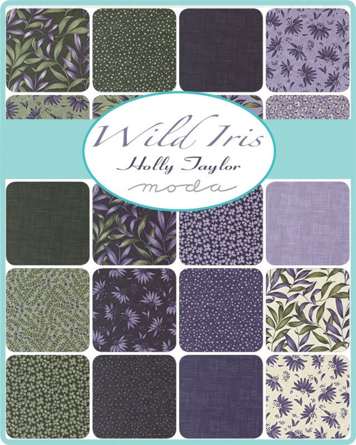 Wild Iris Quilt Kit by Holly Taylor for Moda-54x72 - Etsy