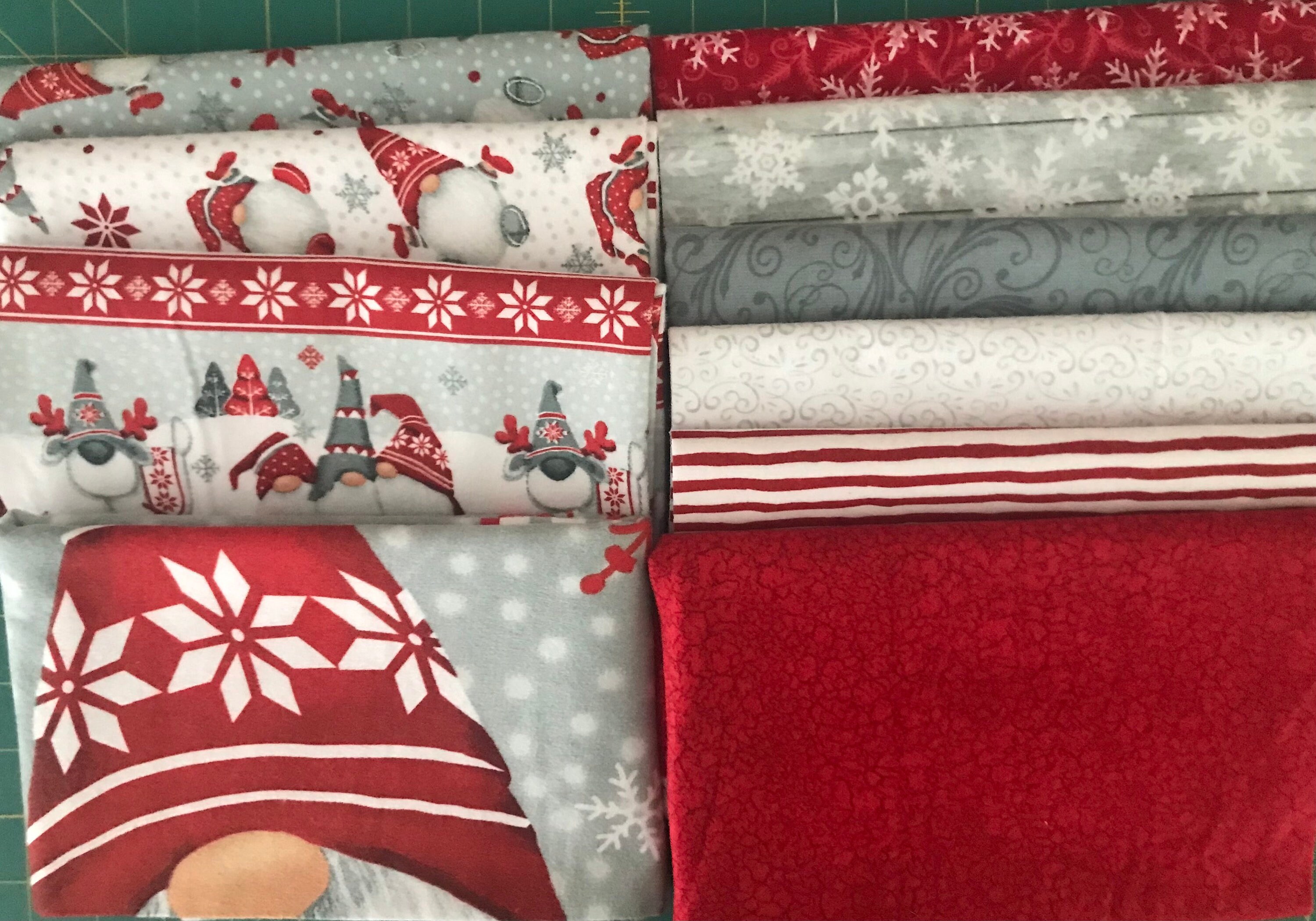 Winter Whimsy Gnomes Flannel Quilt Kit by Shelly Comiskey for - Etsy