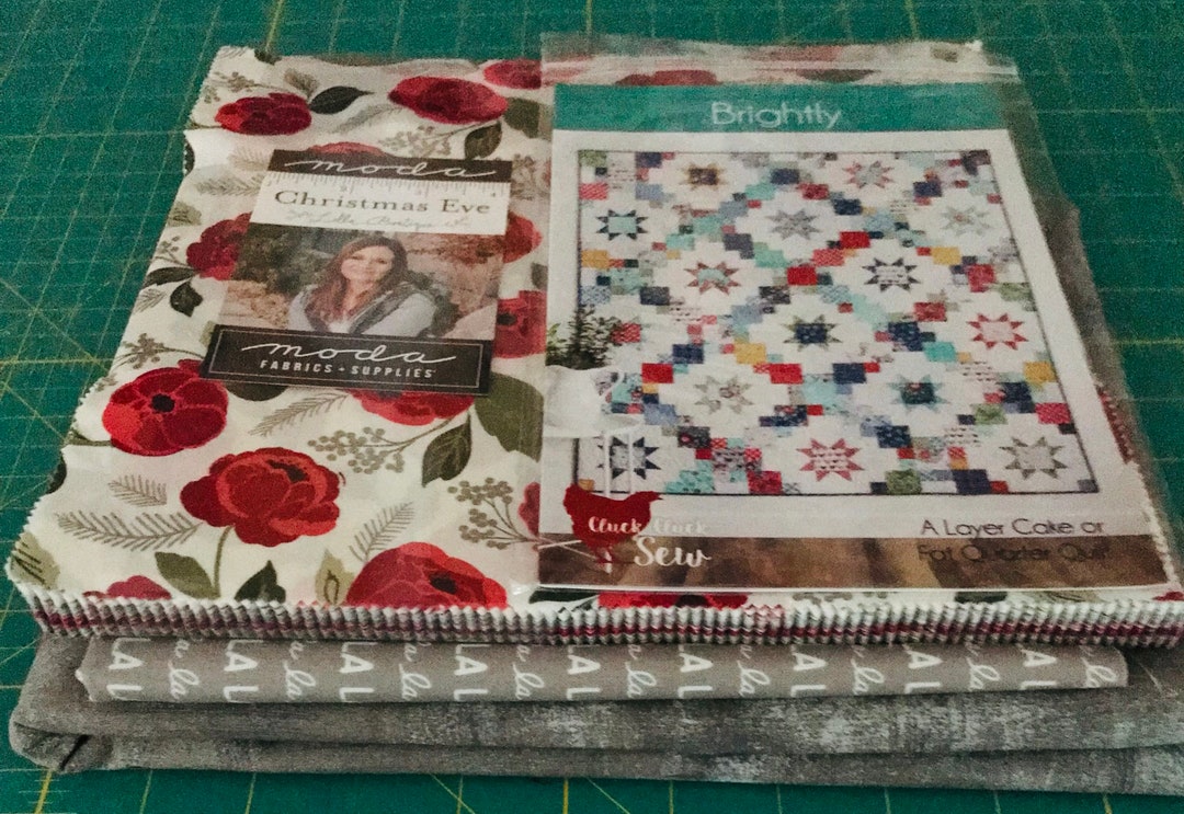 Christmas Eve by Lella Boutique for Moda Quilt Kit 60 X 72 Brightly ...