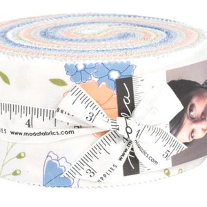 Peachy Keen Quilt Kit by Corey Yoder- (light Blue Border) - 56” X 68 ...