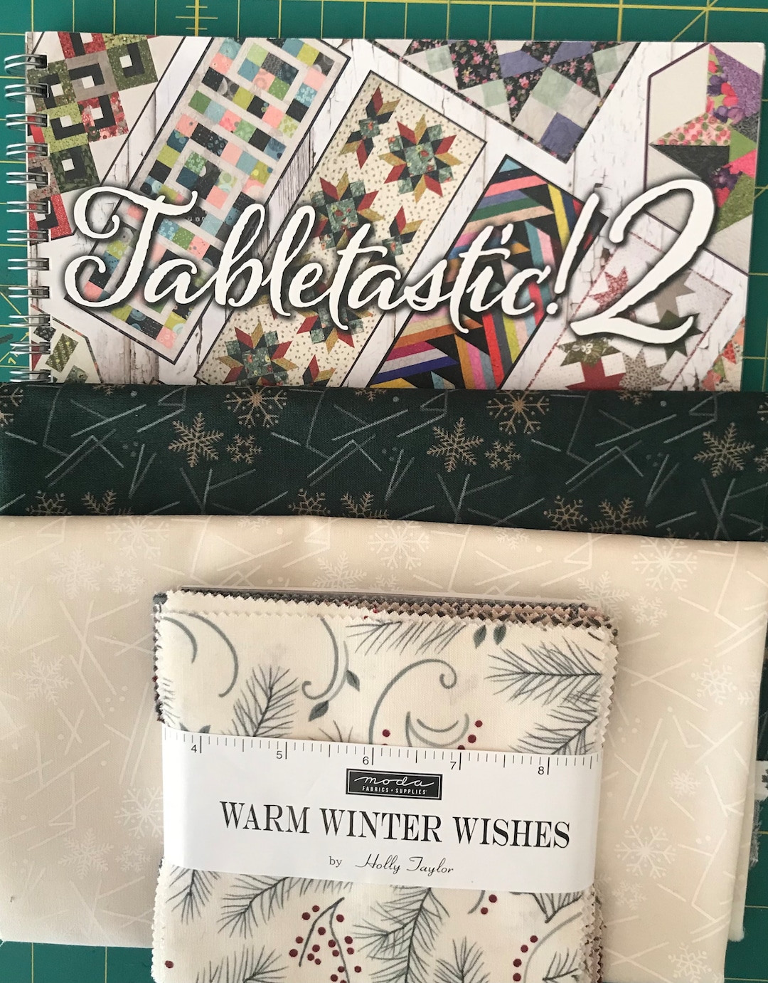 Warm Winter Wishes Christmas Table Topper 14 X 40 by Holly Taylor for Moda Pattern From ...