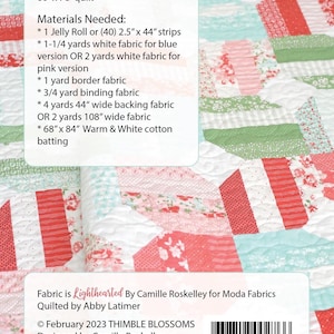Jellybeans Quilt Kit by Camille Roskelley for Moda - 60” X 76 ...