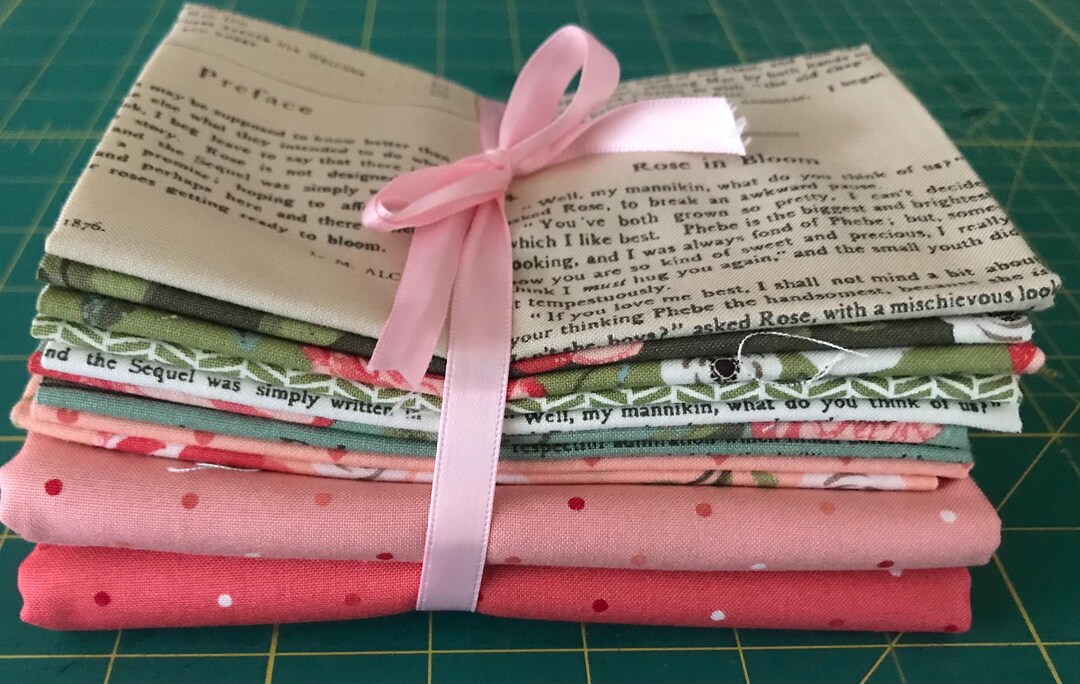 Love Note Fabric Bundle 9 Fat Eigths & 2 1/2 Yards by Lella Boutique ...