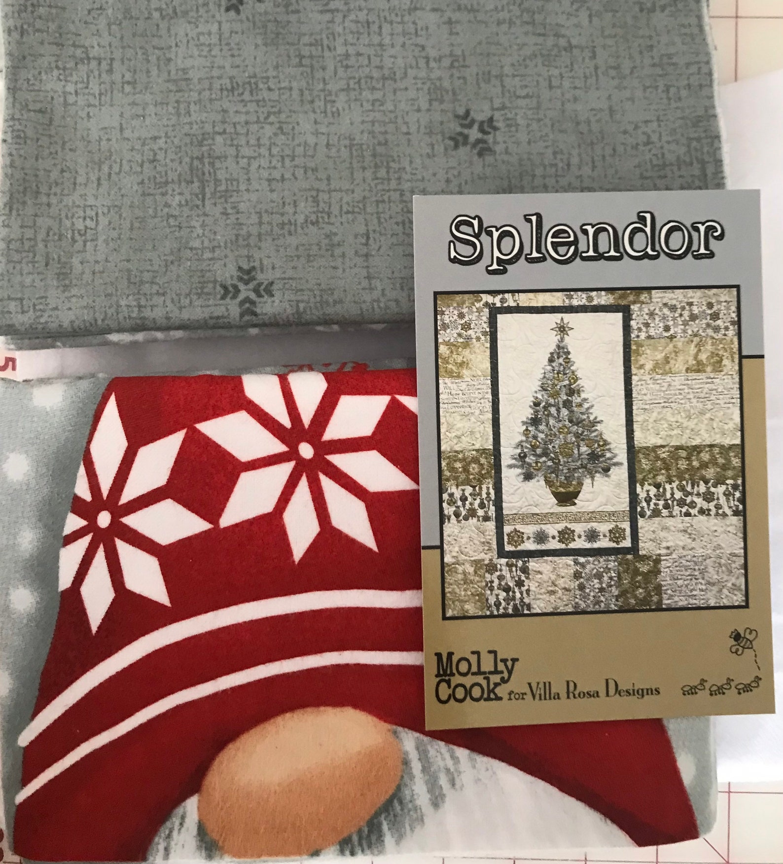 Winter Whimsy Gnomes Flannel Quilt Kit by Shelly Comiskey for - Etsy