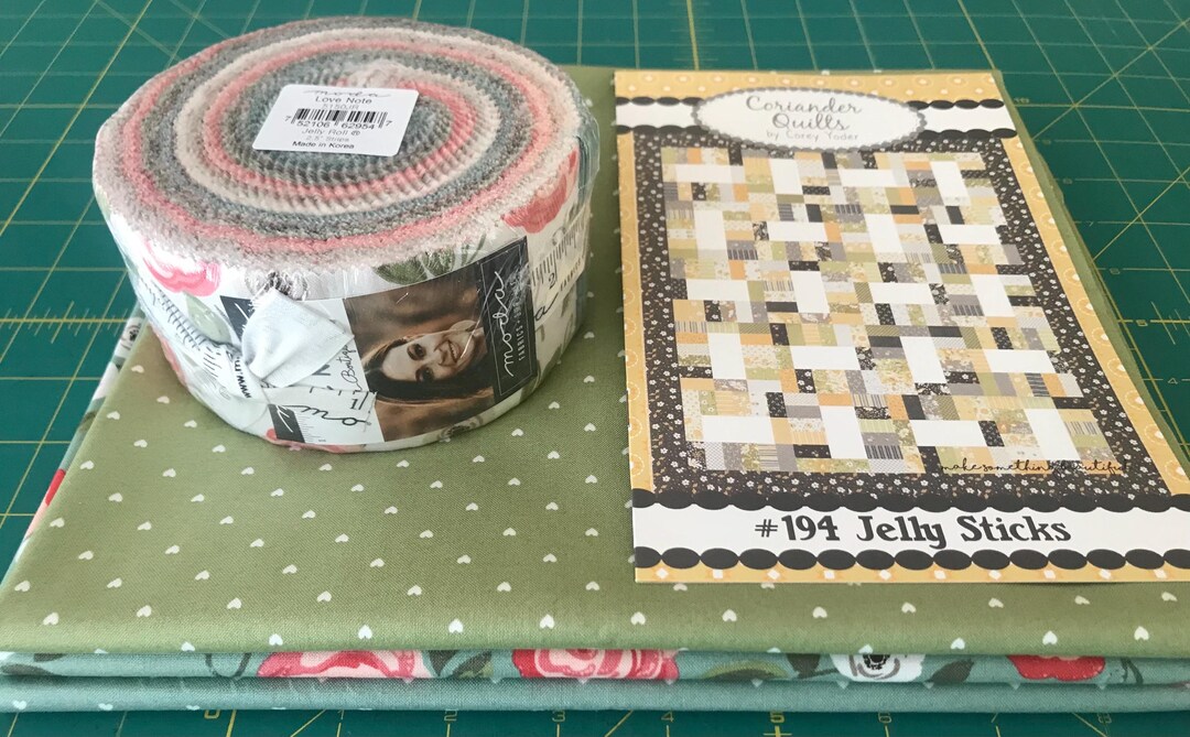 Love Note Quilt Top Kit by Lella Boutique for Moda - 56” X 68” - Jelly ...