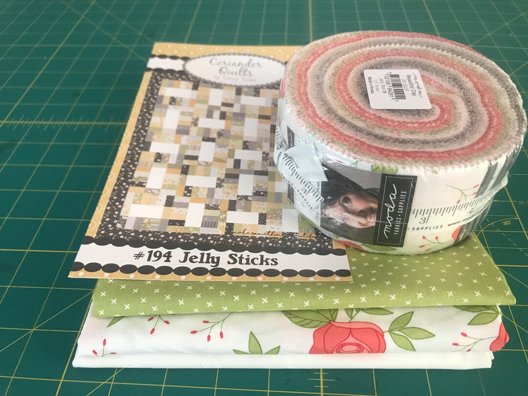 Beautiful Day Kit by Corey Yoder white Floral Border 56 X 68 Jelly ...