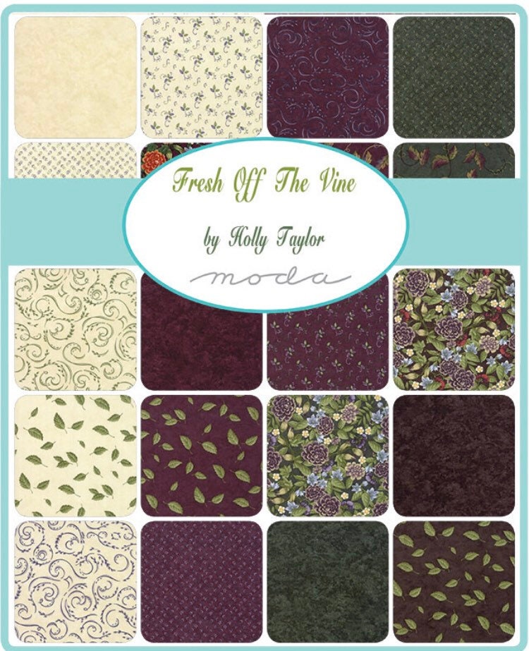 OOP Fresh off the Vine 17 Yards + 2 Panels Bundle by Holly Taylor for ...