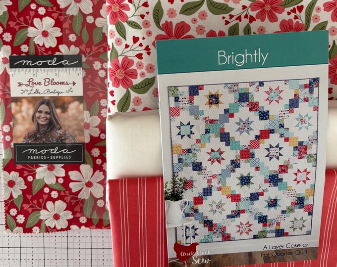 Berry and Pine by Lella Boutique for Moda Quilt Kit - 60” X 72 ...
