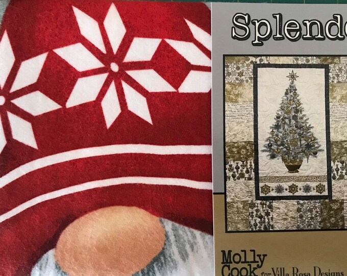 Winter Whimsy Gnomes Flannel Quilt Kit by Shelly Comiskey for Henry ...
